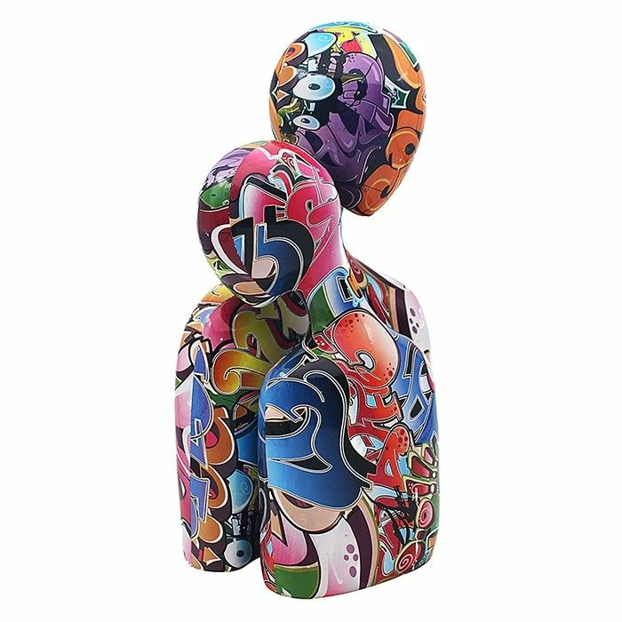Graffiti Art Couple - Embrace - Multi-coloured - Unique giftware and ...